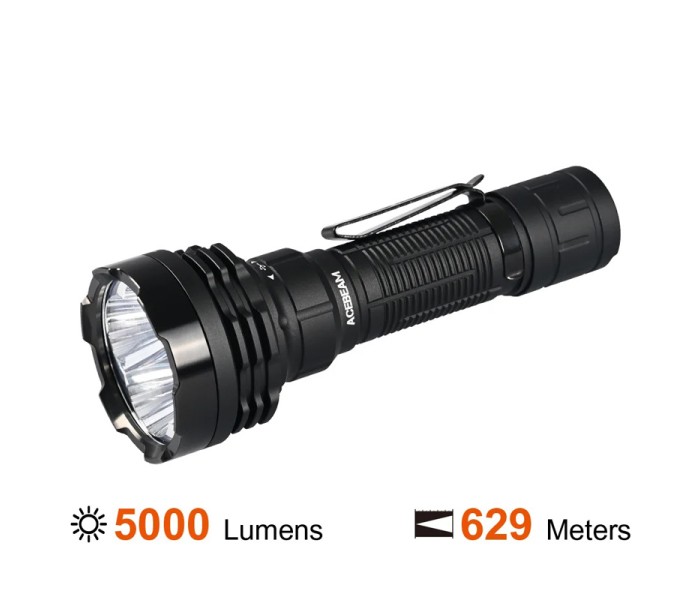 Acebeam P18 Luminus SFT40 LED 5000 Lumens Tactical Flashlight