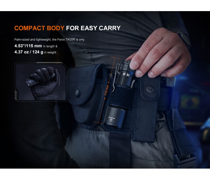 Fenix TK05R Osram CSLPM1.TG LED CW 1000L EDC Flashlight
