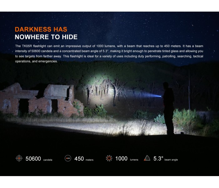 Fenix TK05R Osram CSLPM1.TG LED CW 1000L EDC Flashlight