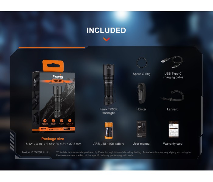 Fenix TK05R Osram CSLPM1.TG LED CW 1000L EDC Flashlight